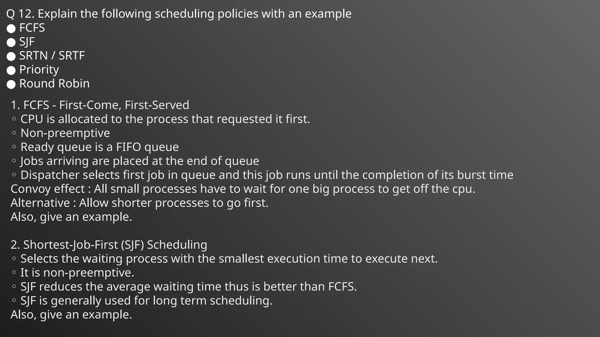 Operating System Periodic Test 1 Answers | PPTX