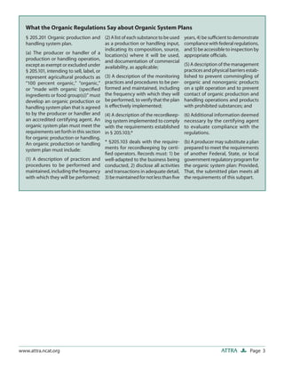 Organic System Plan (OSP) Templates for Certifiers | PDF