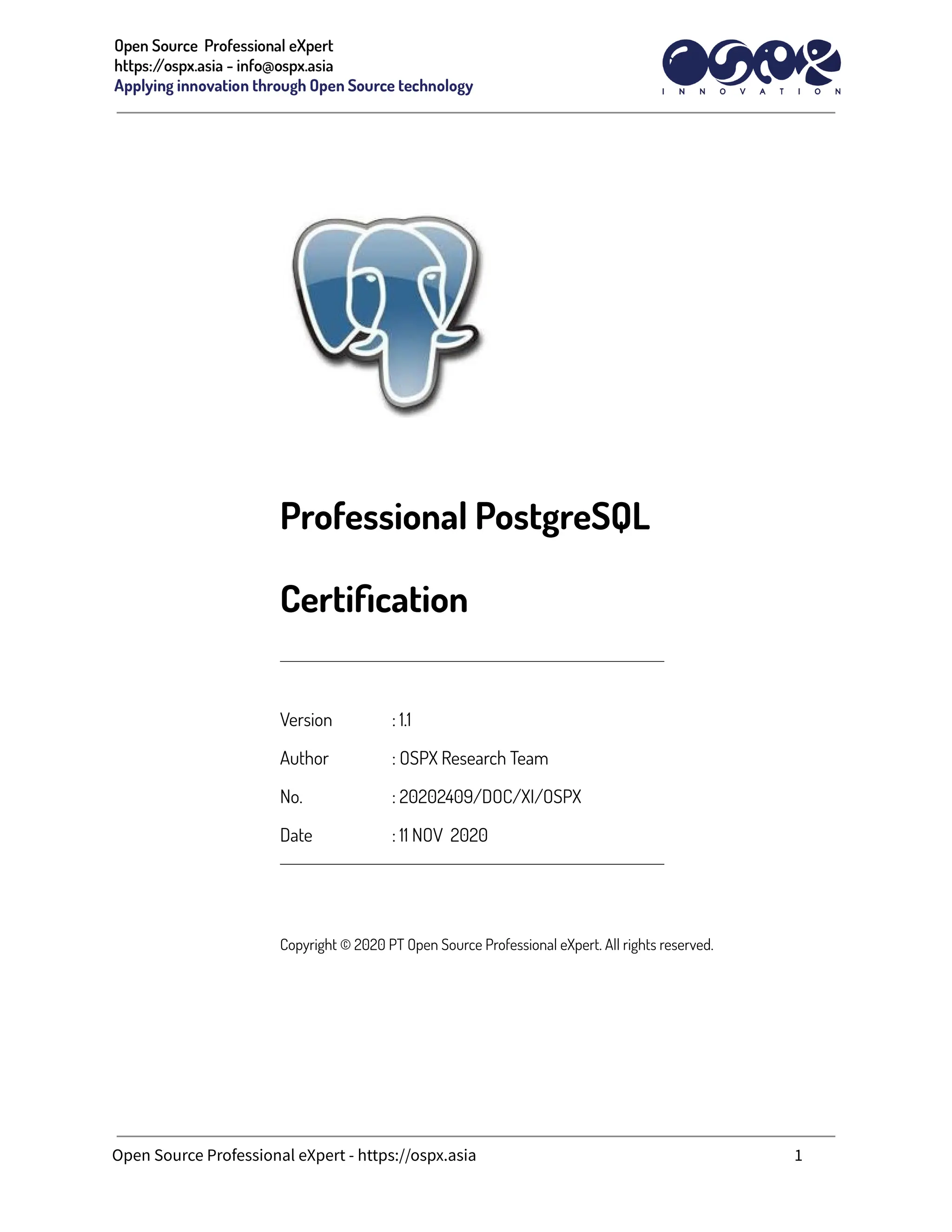 OSPX - Professional PostgreSQL Certification Scheme v20201111.pdf