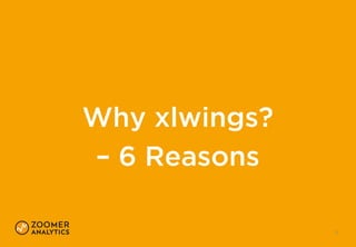 Open Source in Quant Finance - xlwings | PPT