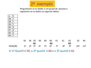 Os quartis | PPTX