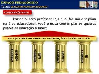 Os quatro pilares da educação | PPTX