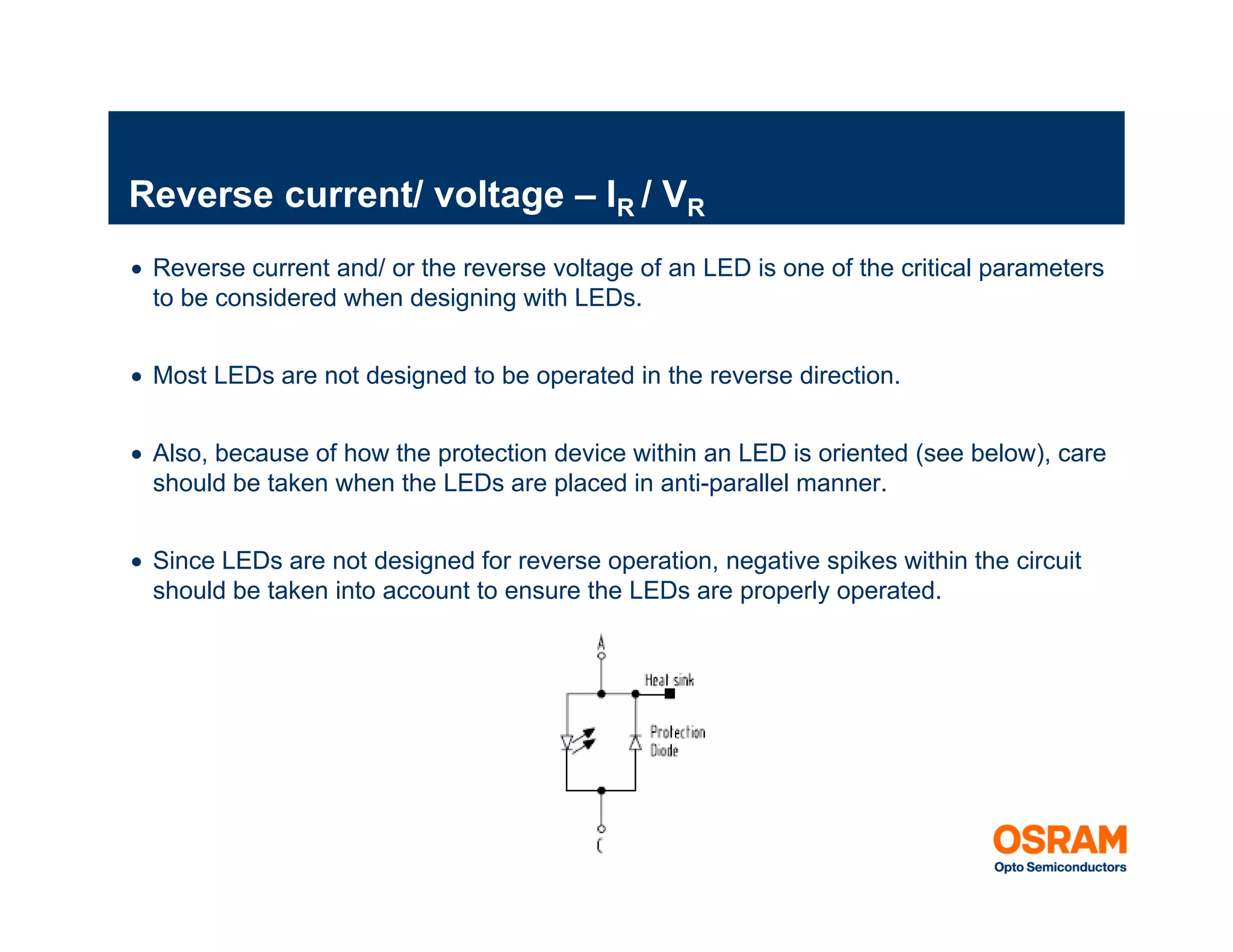 Electrical Characteristics of LEDs: LED Fundamentals | PDF