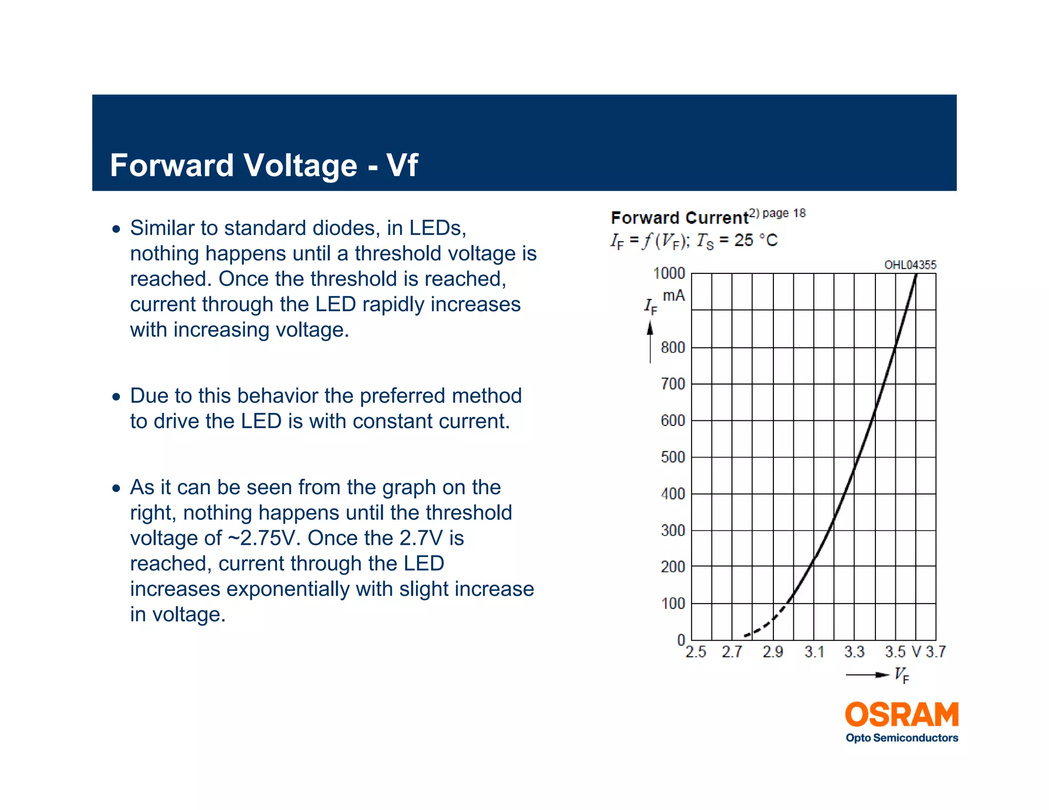 Electrical Characteristics of LEDs: LED Fundamentals | PDF