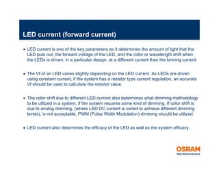 Electrical Characteristics of LEDs: LED Fundamentals | PDF