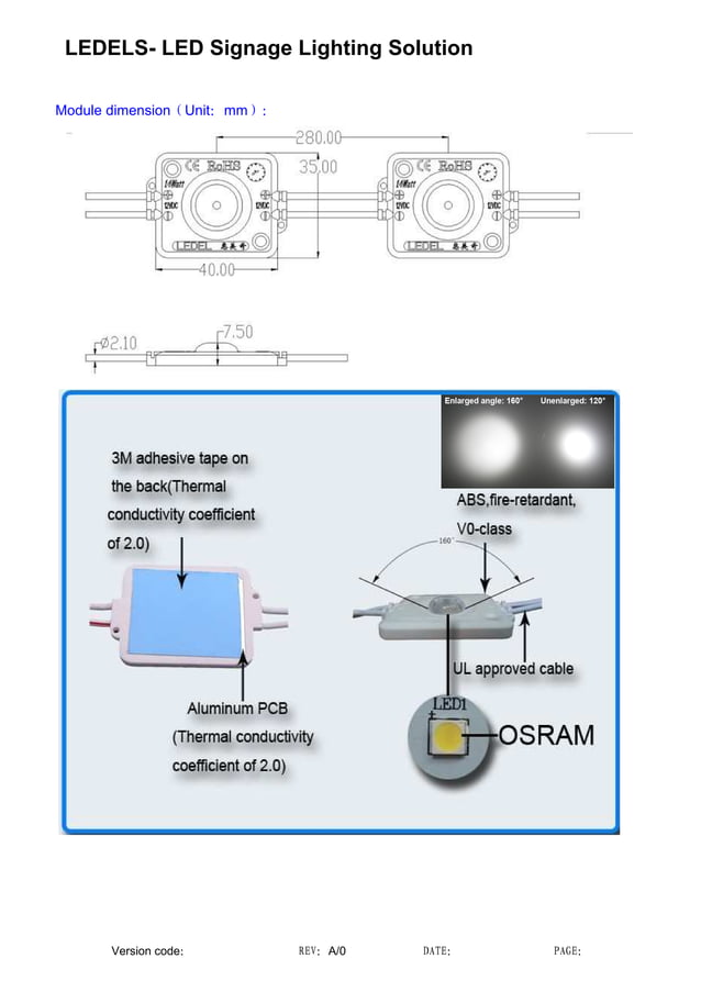 Osram, nichia led module light, #led #module light #modules | PDF ...
