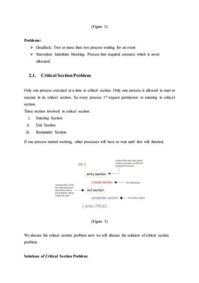 Operating System Process Synchronization | DOCX | Operating Systems ...