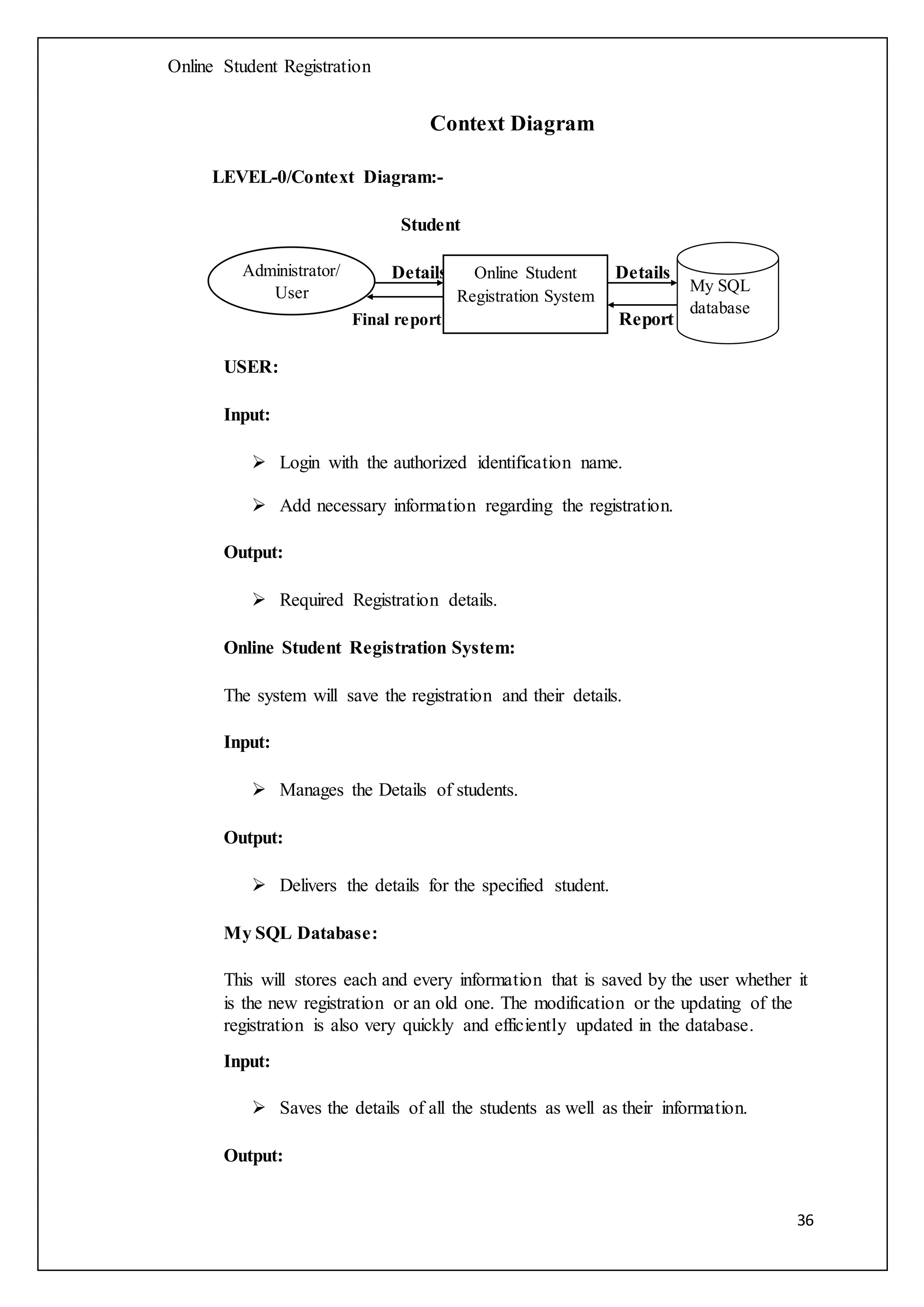 Online Student Registration System | DOCX | Web Development | Internet