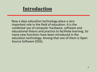 OSS-1.pptx | Shareware and Freeware | Computer Software and Applications