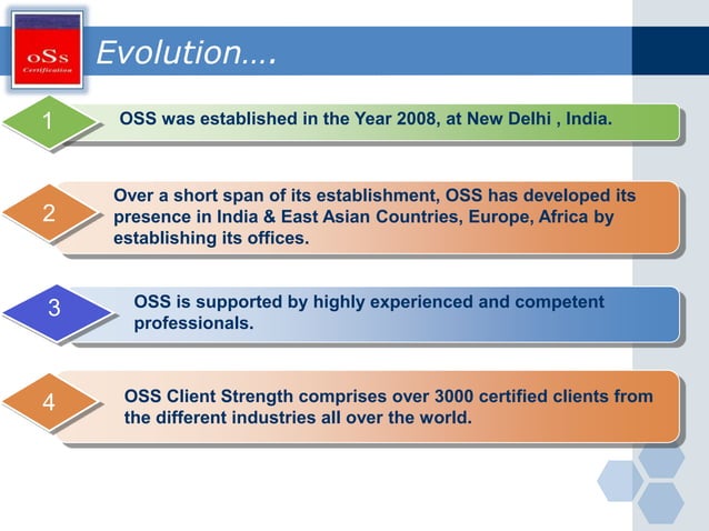 ISO certification by OSS certifications | PPTX | Operating Systems ...