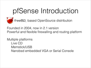 pfSense, OpenSource Firewall | PDF