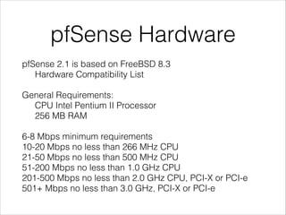 pfSense, OpenSource Firewall | PDF
