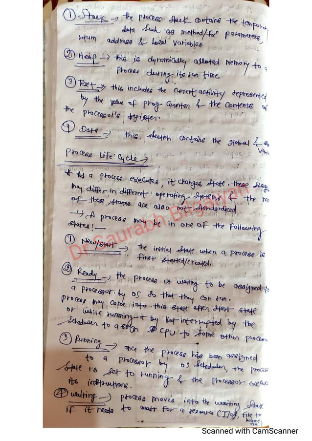 Operating Systems Notes (Created from Peter Baer Galvin) | PDF ...