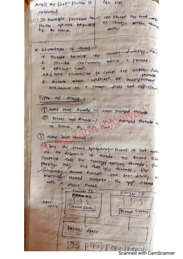 Operating Systems Notes (Created from Peter Baer Galvin) | PDF ...