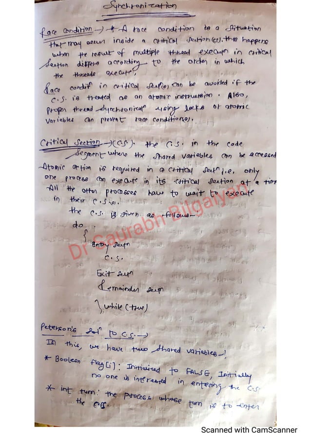 Operating Systems Notes (Created from Peter Baer Galvin) | PDF ...