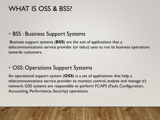 OSS/BSS Landscape | PPTX
