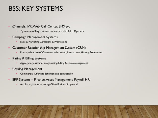 OSS/BSS Landscape | PPTX