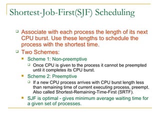 Operating System Scheduling | PPT