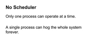 OS scheduling and The anatomy of a context switch | PDF