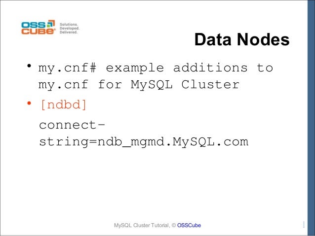 The OSSCube MySQL High Availability Tutorial