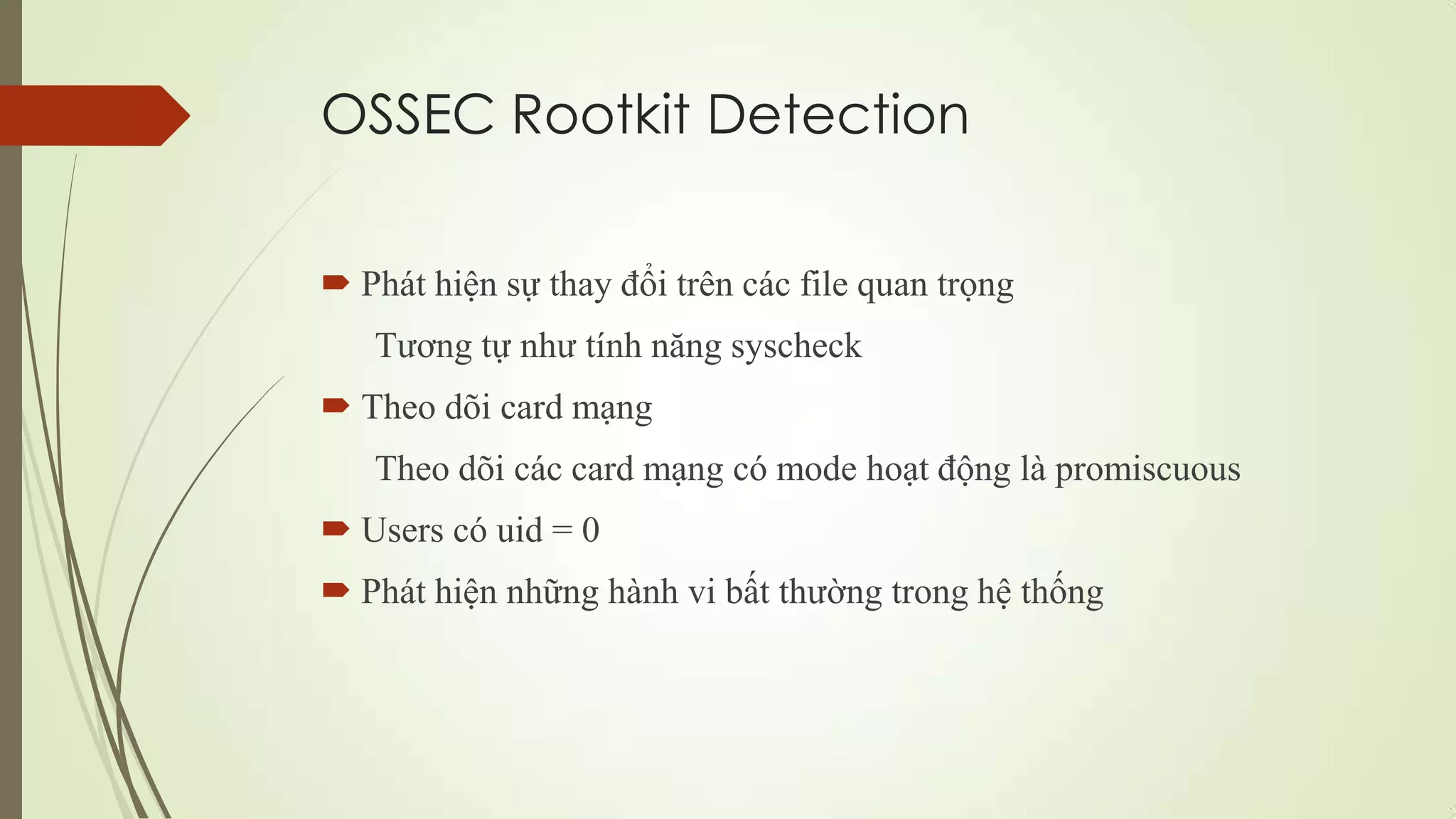 Ossec Host Based Intrusion Detection System Ppt