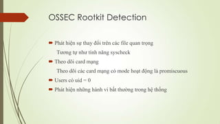 Ossec – host based intrusion detection system | PPTX