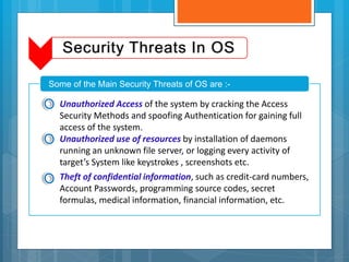 Operating System Security | PPTX