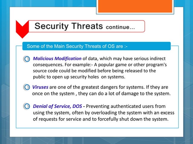 Operating System Security Pptx Operating Systems Computer Software And Applications