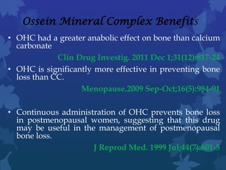 Ossein mineral complex | PPTX