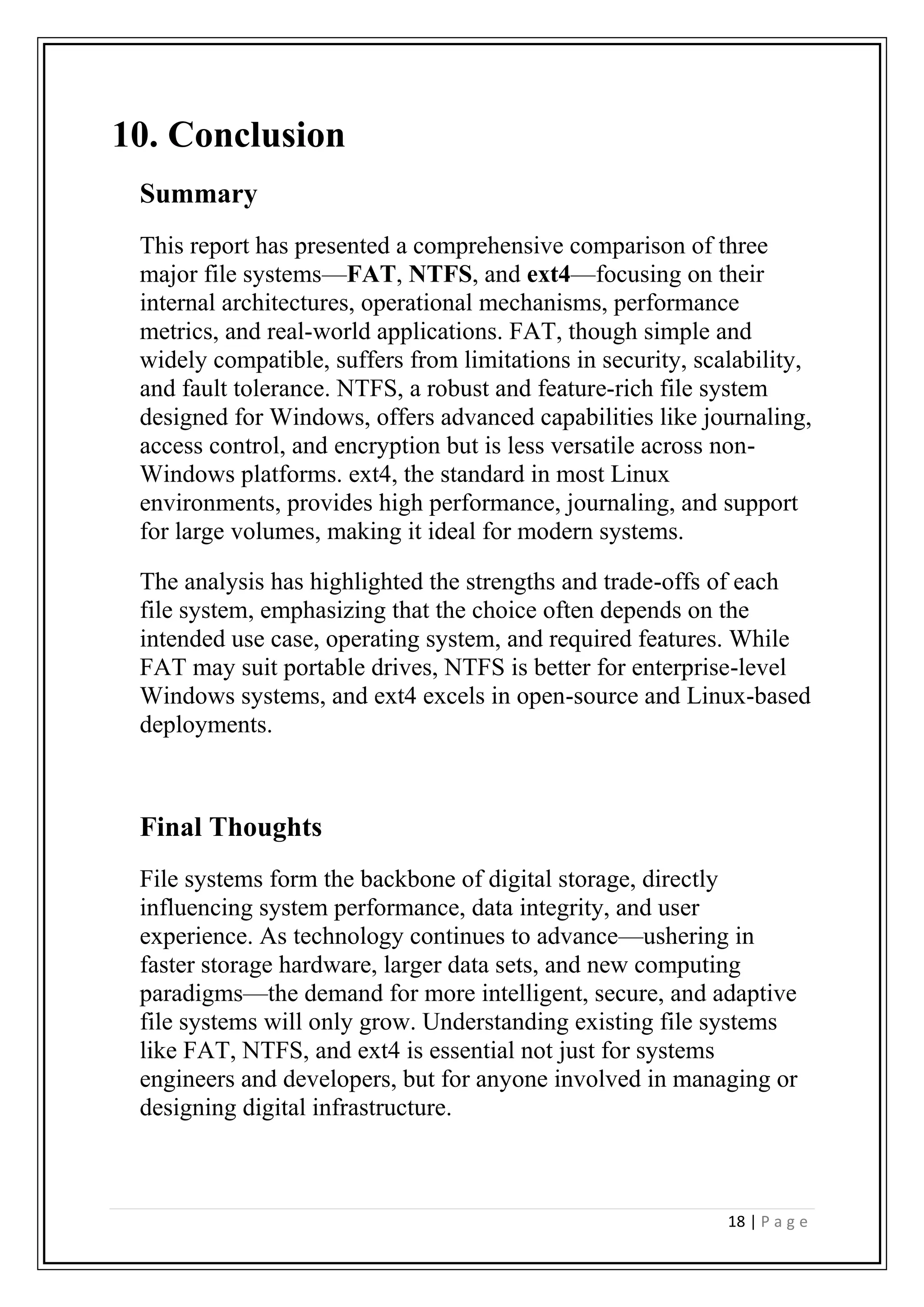 FILE SYSTEMS ARCHITECTURE: FAT VS NTFS VS EXT4 | PDF