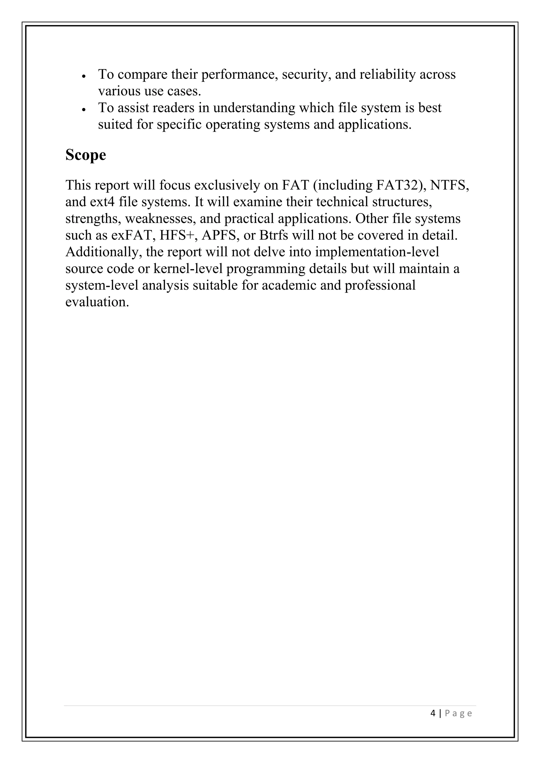 FILE SYSTEMS ARCHITECTURE: FAT VS NTFS VS EXT4 | PDF