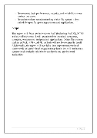 FILE SYSTEMS ARCHITECTURE: FAT VS NTFS VS EXT4 | PDF