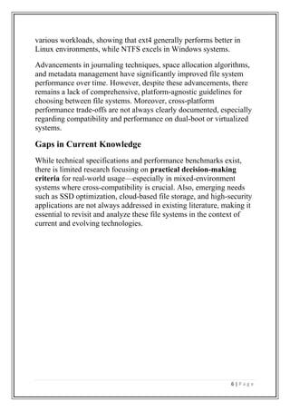 FILE SYSTEMS ARCHITECTURE: FAT VS NTFS VS EXT4 | PDF