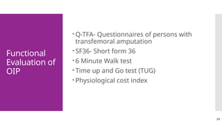 Osseo-Integrated Prosthesis for amputation | PPT