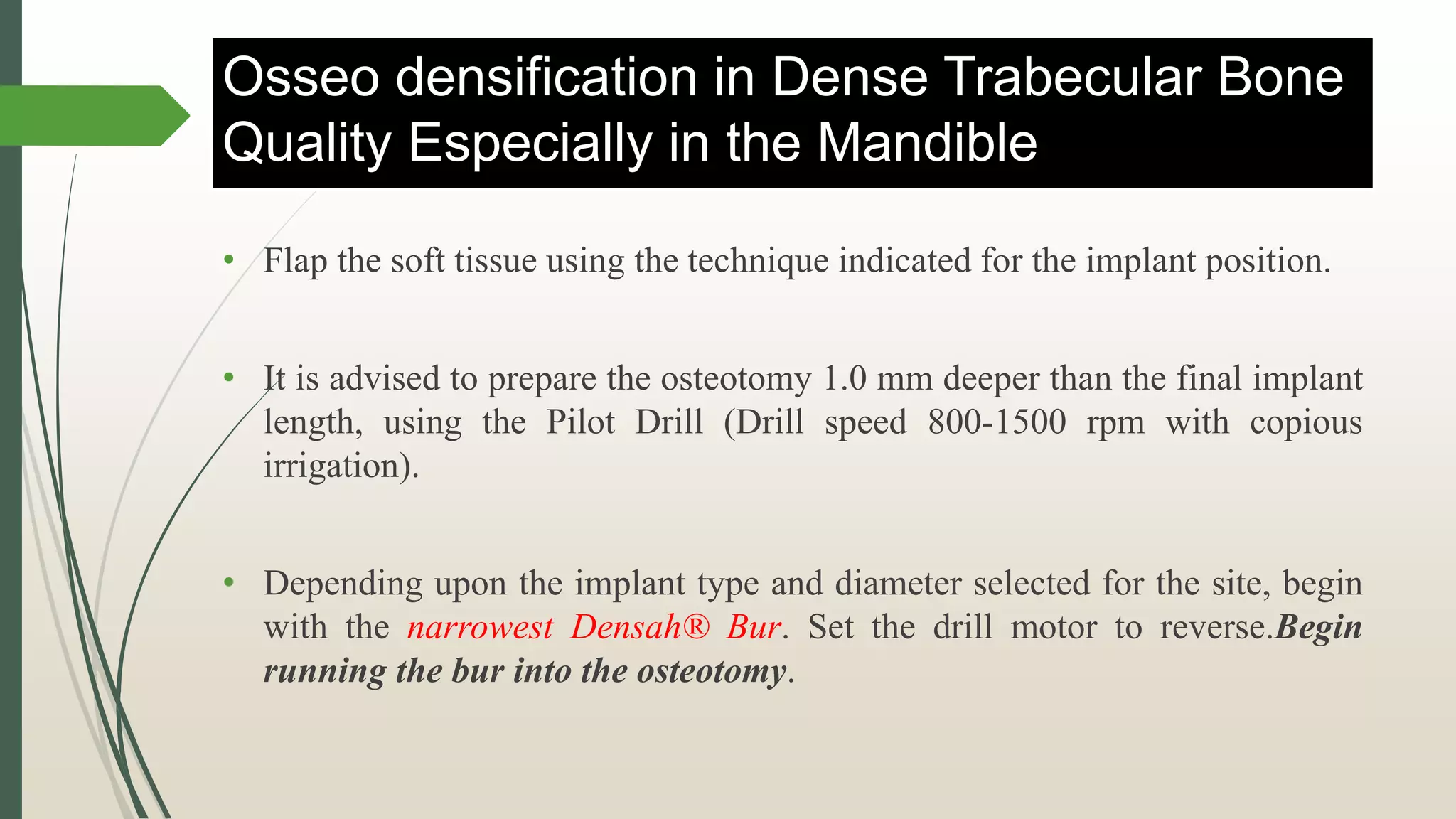 Osseodensification | PPTX