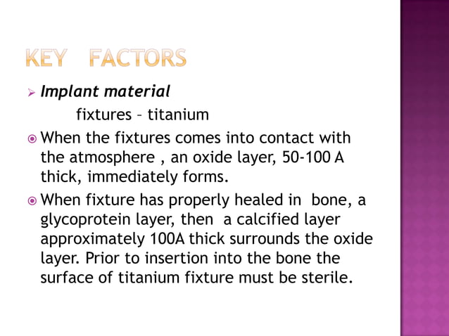 Osseointegration | PPT