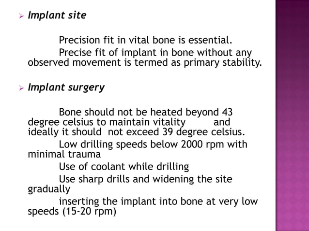 Osseointegration | PPT