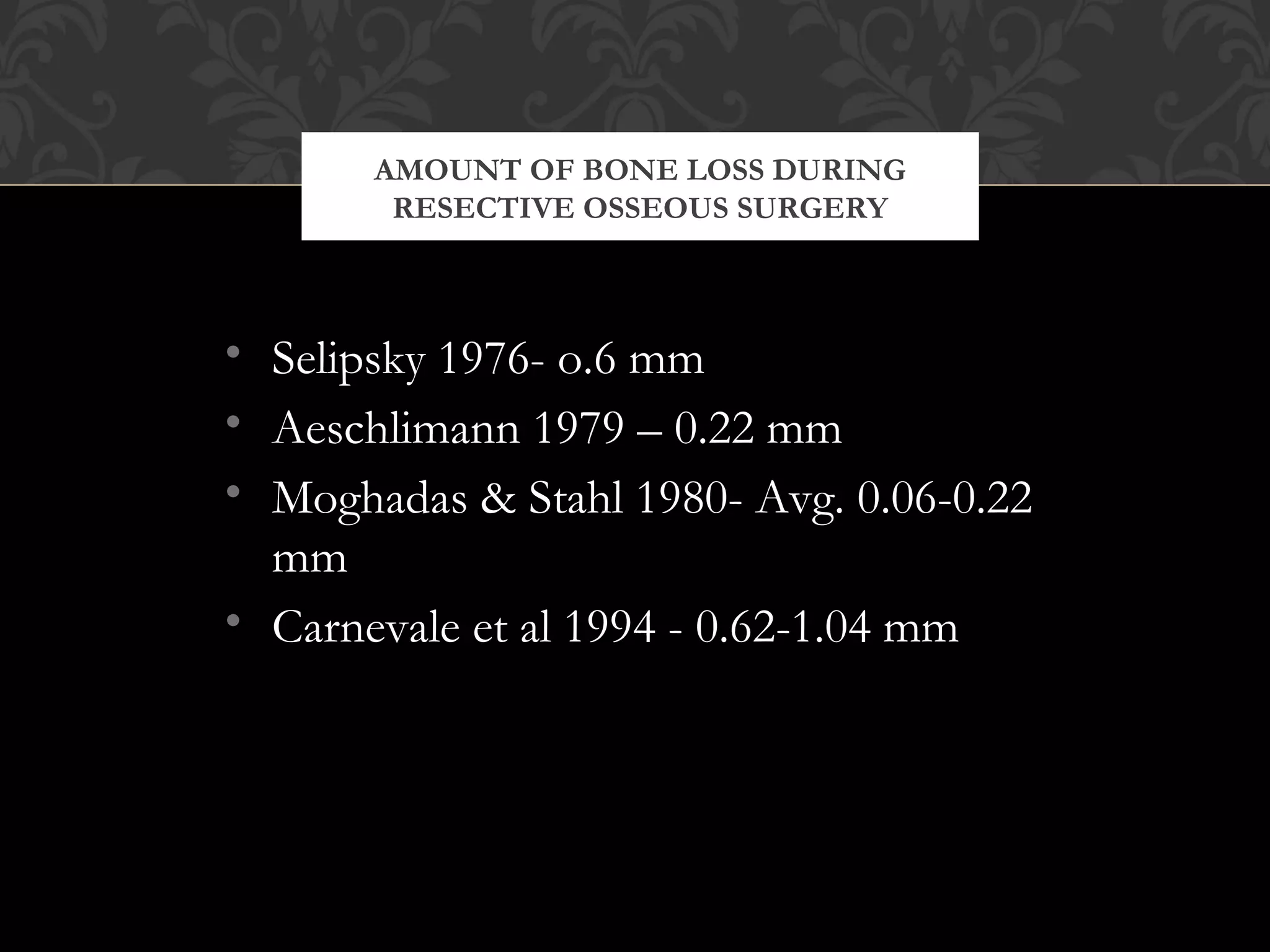 Osseous surgery | PPT