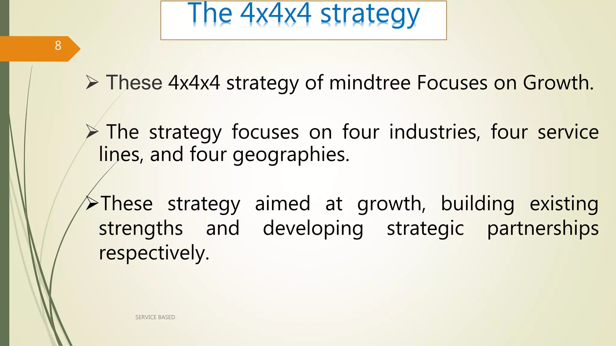 Operation Stratgy of Mindtree | PPT