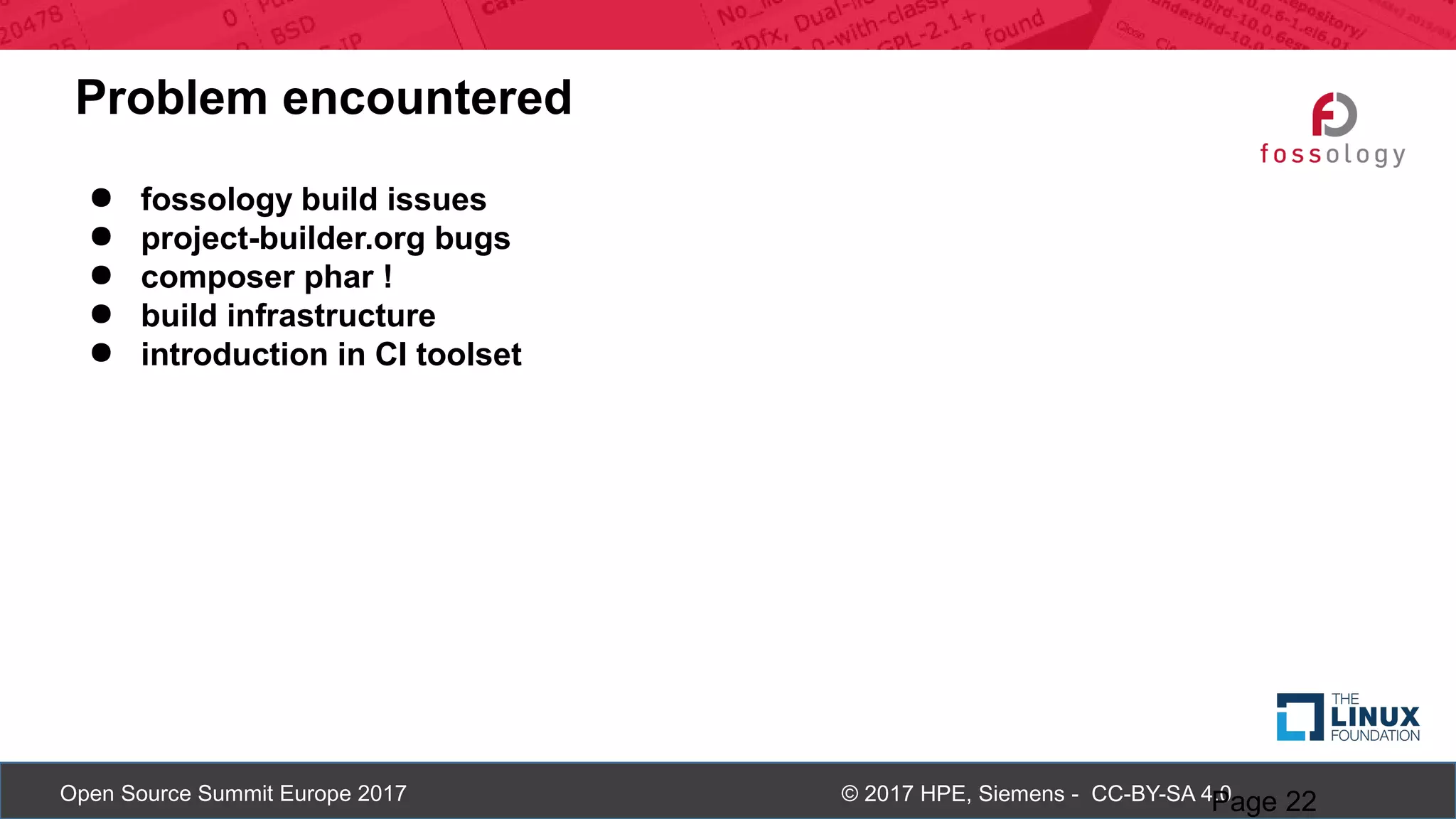 Using containers and Continuous Packaging to Build native FOSSology ...
