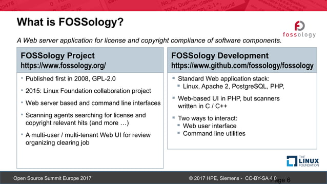 Using containers and Continuous Packaging to Build native FOSSology packages | PPT