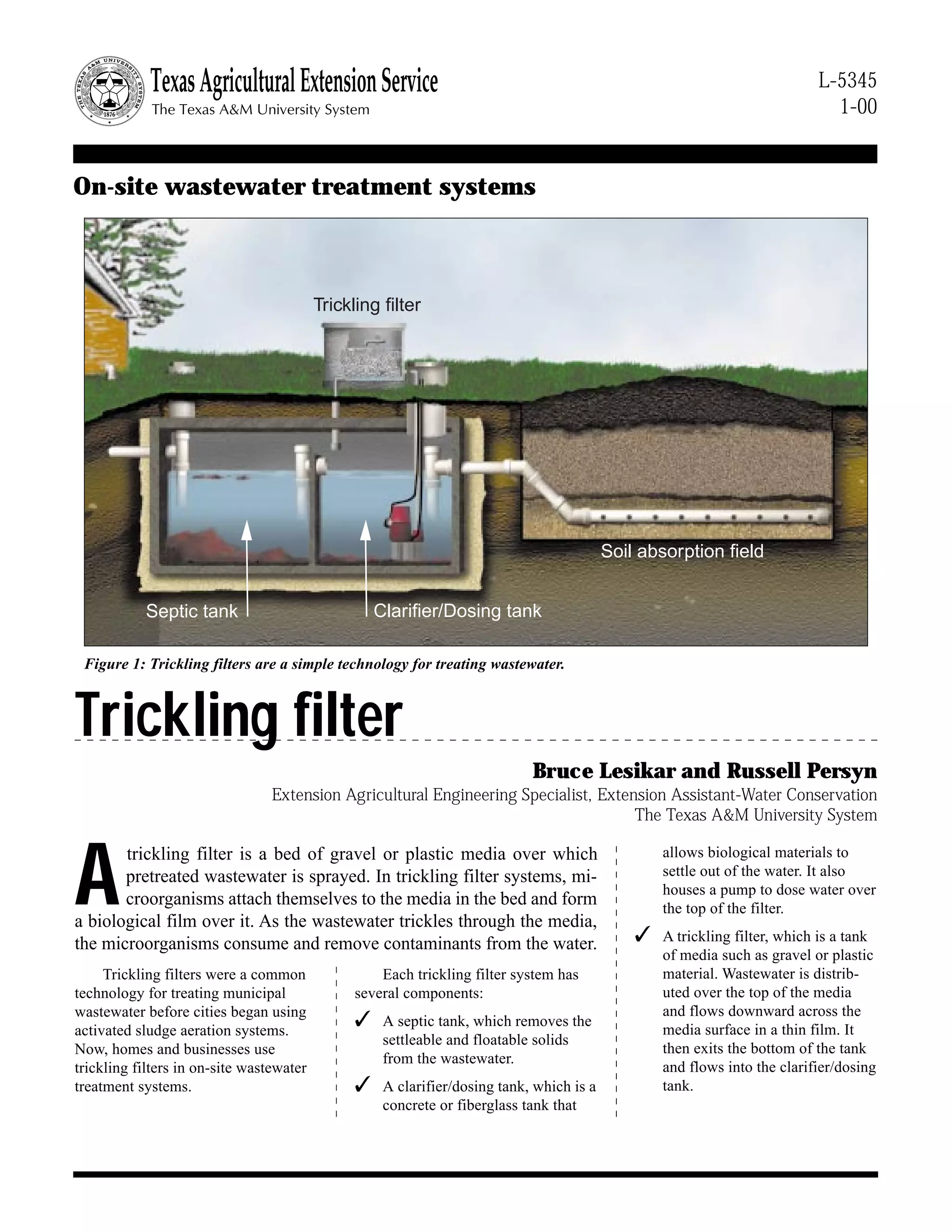 Ossf treatment-systems trickling-filter | PDF | Home Appliances | Home ...