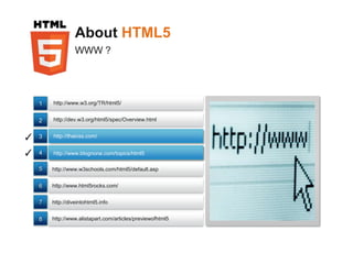 HTML5 and Joomla! 2.5 Template | PPTX | Web Design and HTML | Internet