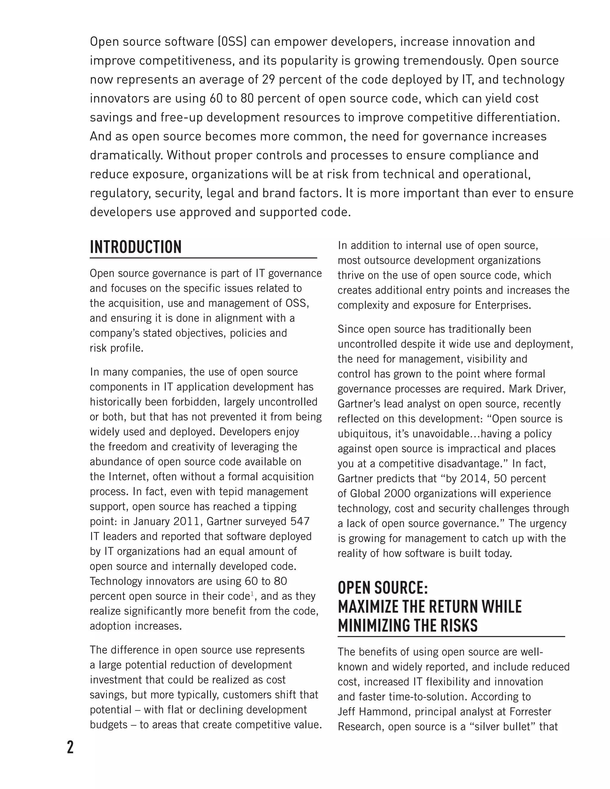 Open Source Governance in Highly Regulated Companies | PDF