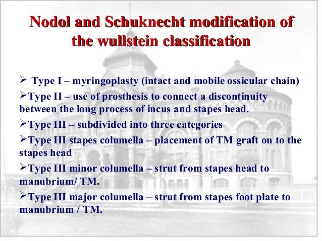 Ossicluloplasty in detail