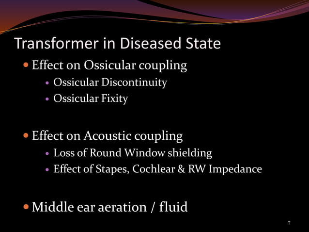 Ossiculoplasty | PPTX | Ear, Nose and Throat Conditions | Diseases and ...