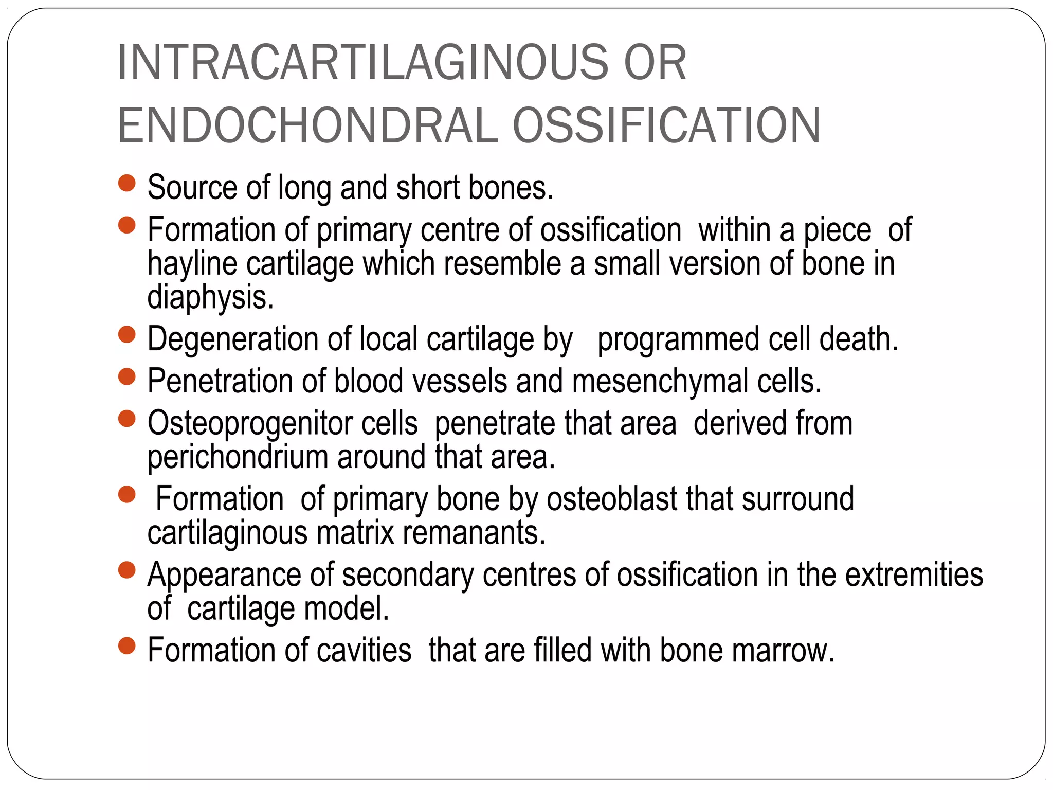 Ossification | PPT