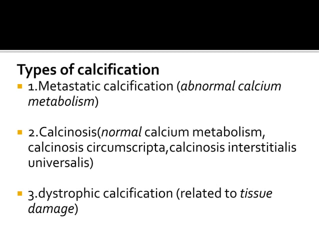 Ossification & calcification | PPTX | Bone and Joint Conditions ...