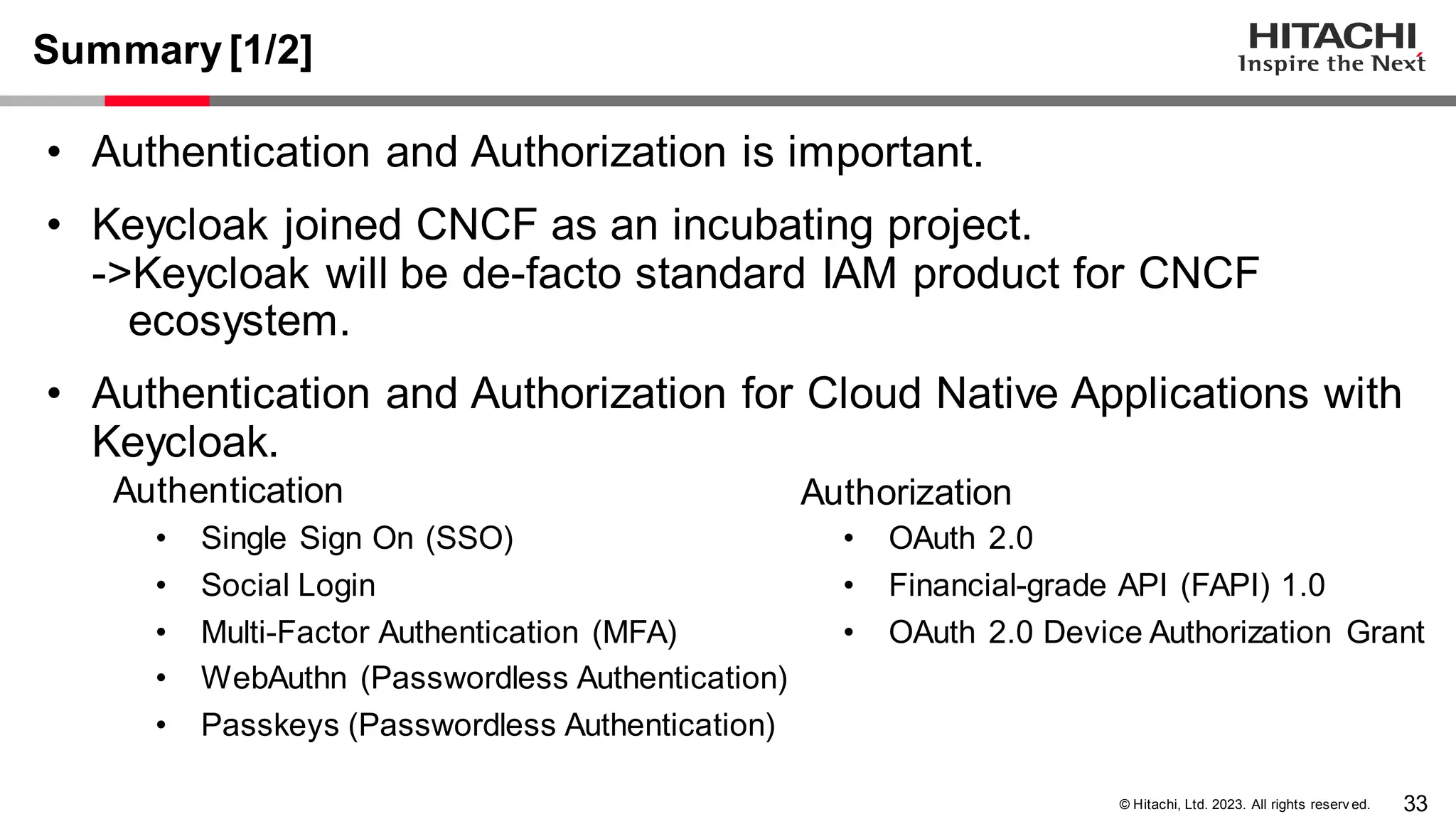 Guide of authentication and authorization for cloud native applications with Keycloak | PDF