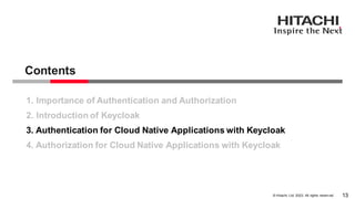 Guide of authentication and authorization for cloud native applications ...